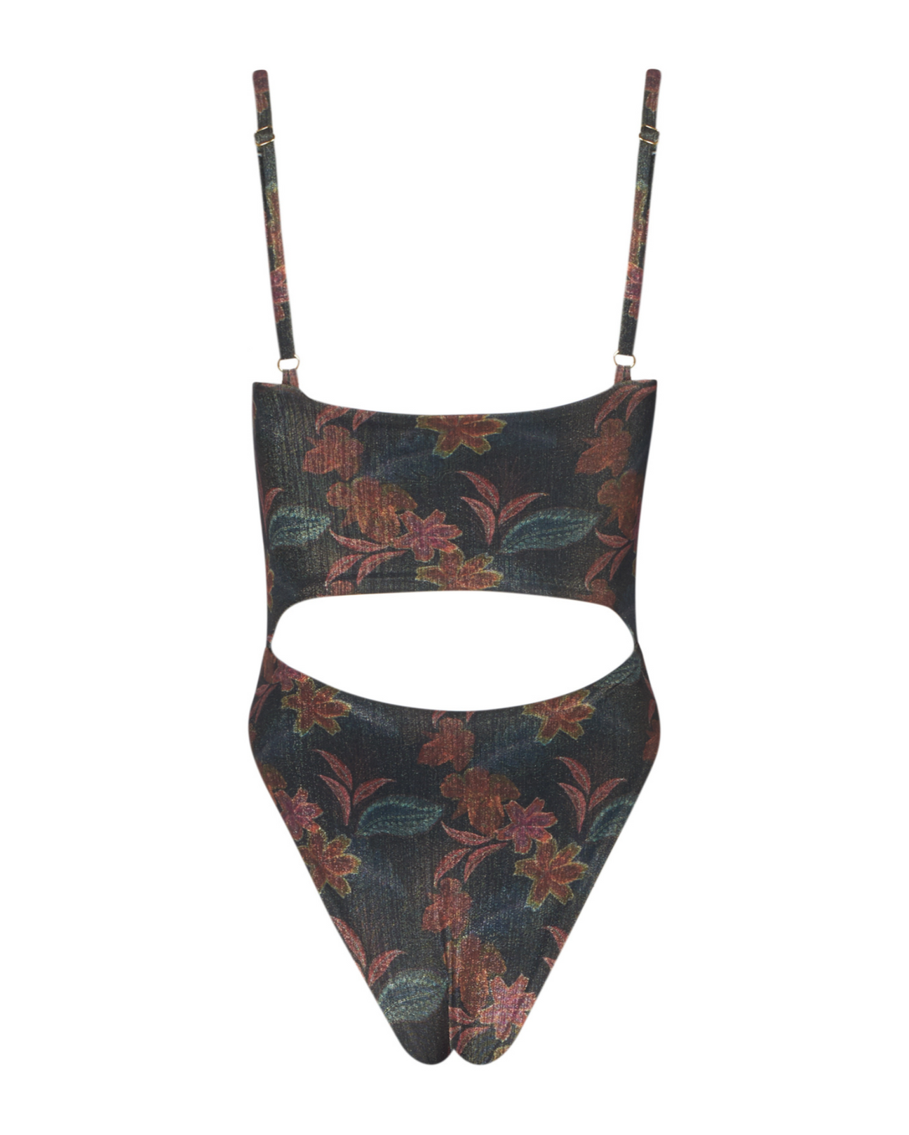 Melina Black Dore Cut Out One Piece – SOAH